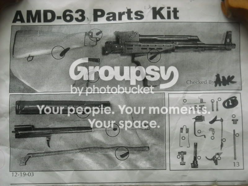 *SPF*WTS* NOS AMD-63 Kit, Matching #'s | The FAL Files