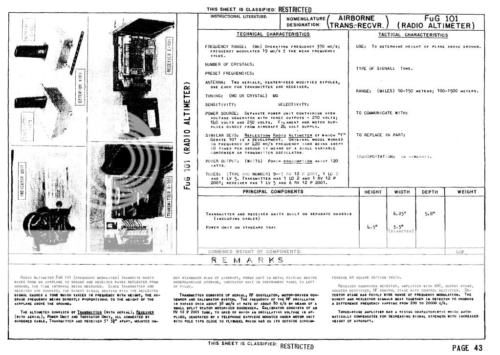LW FuG 200 H radar ? | WW2Aircraft.net Forums
